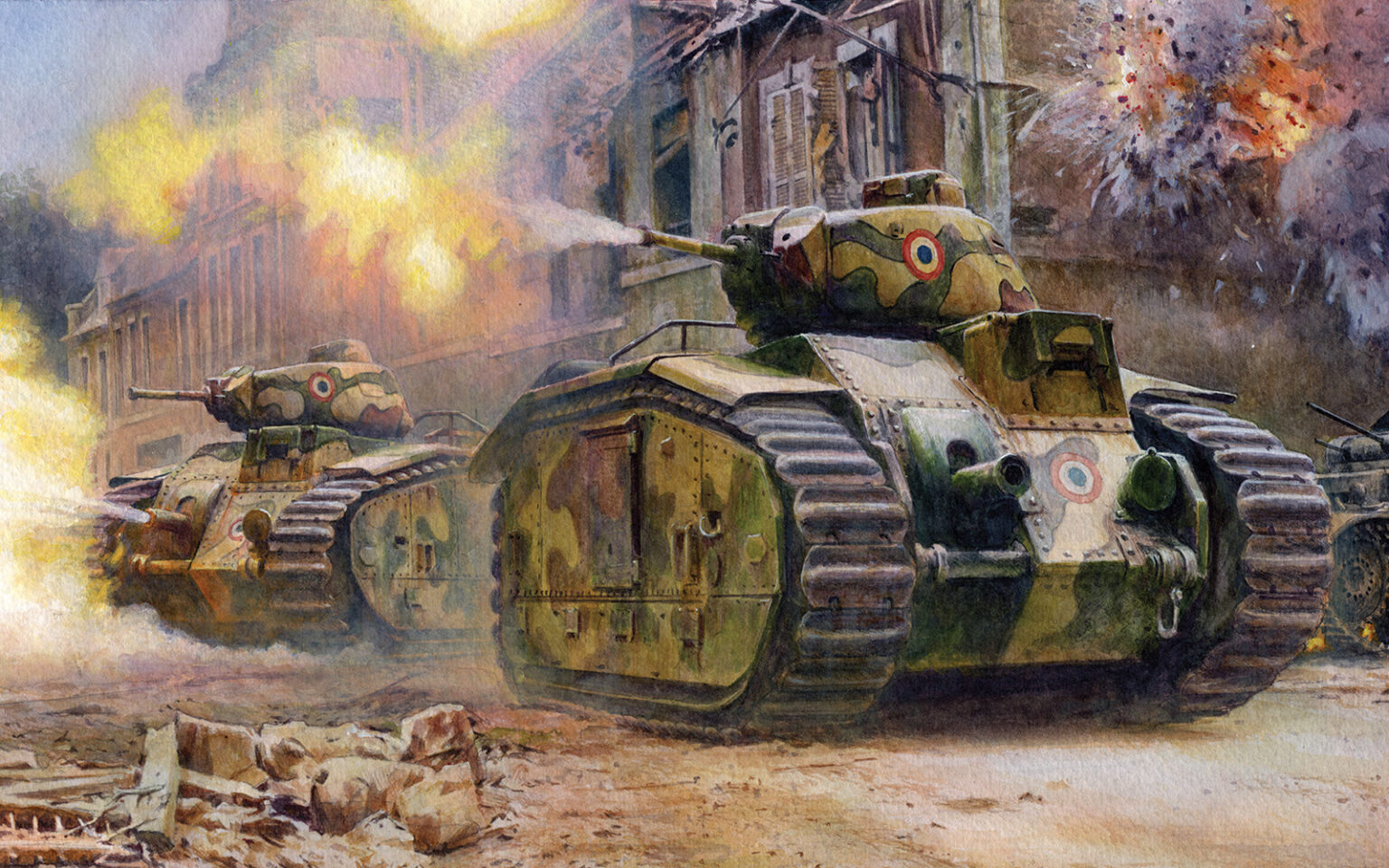 Here In My Char! The French Char B1 bis in Bolt Action - Warlord Community