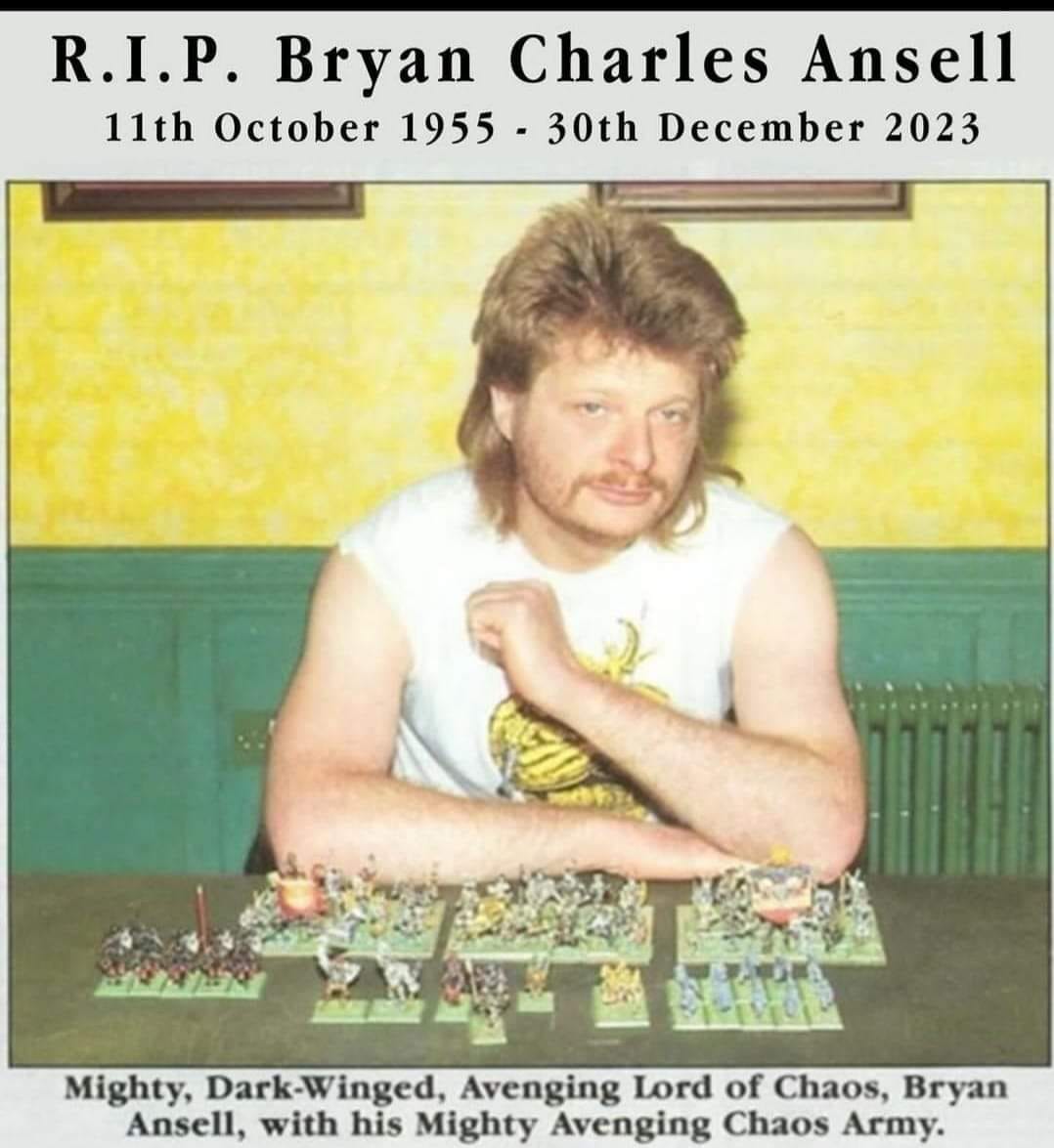 In Memoriam - Bryan Charles Ansell - Warlord Community