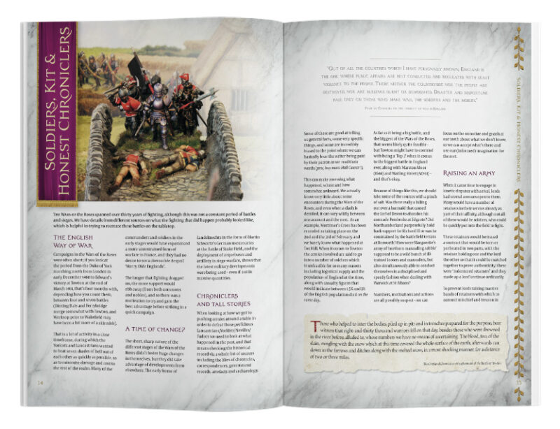 Inside the Cover – The Wars of the Roses - Warlord Community