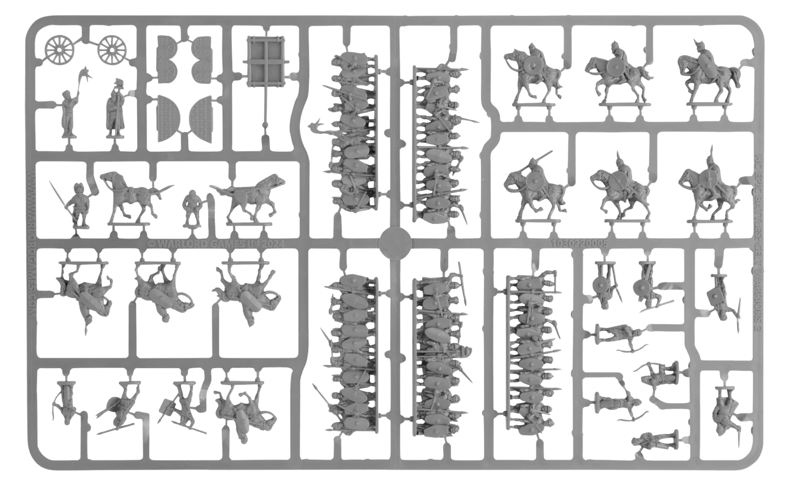 Hail Caesar Epic Battles Sprue Focus - Celt Warriors - Warlord Community